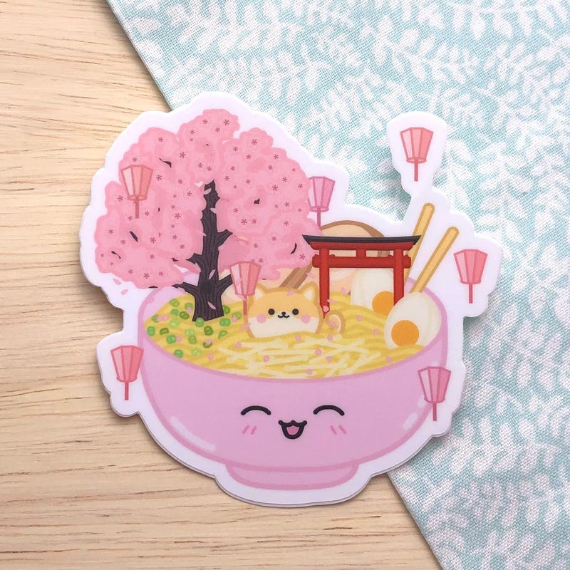 Ramen Stickers - Etsy