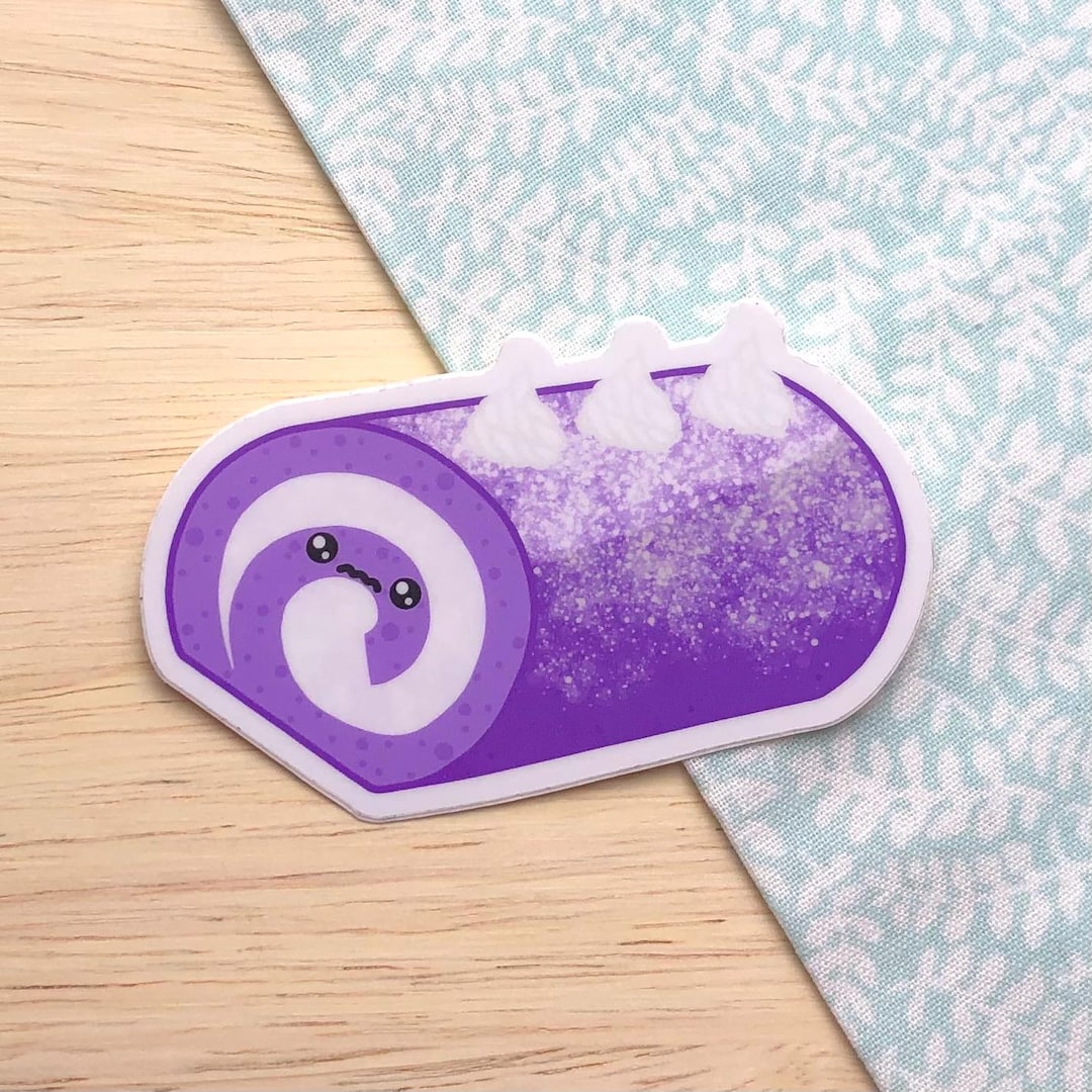 Ube Cake Roll Sticker 2 of 16 | Matte Vinyl Decal - Etsy