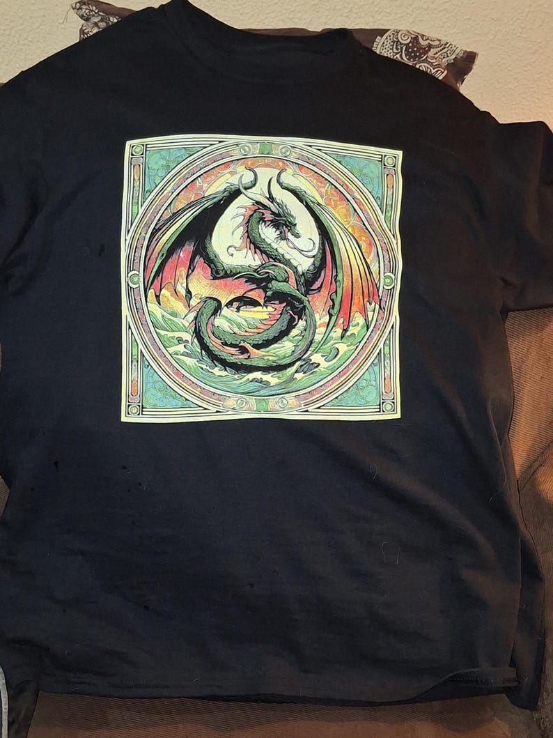 Art Nouveau Dragon - Etsy