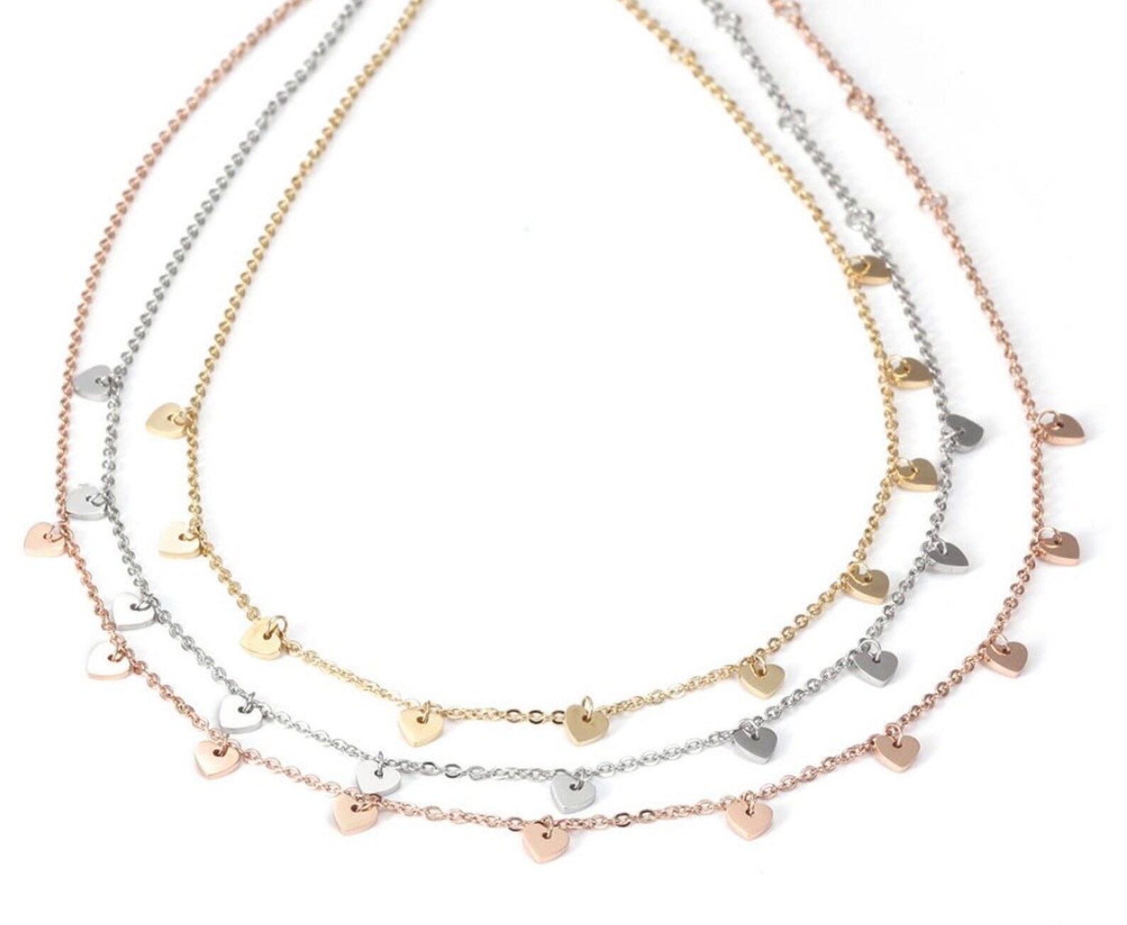 Trendy Heart Adjustable Necklace - Etsy