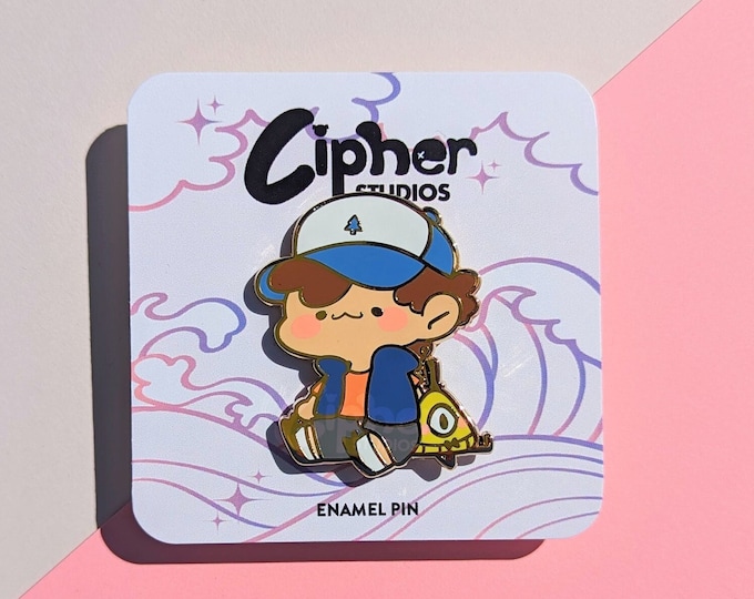 ENAMEL PIN || Dipper: Mystery Twins Inspired Enamel Pins - Etsy