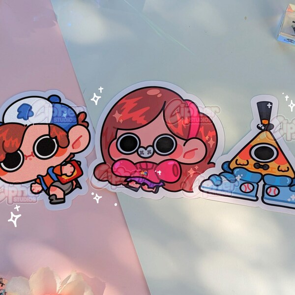 Gravity Falls Bill Stickers - Etsy