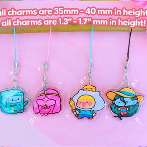 Adventure Time Inspired Phone Charms [ft. Marceline, Finn, Bubblegum ...