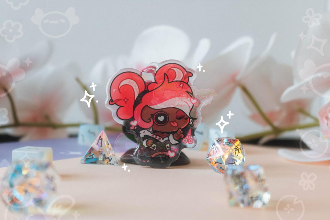 Hazbin Hotel S2 Inspired Keychains Ft Velvette, Sir Pentious, Niffty ...