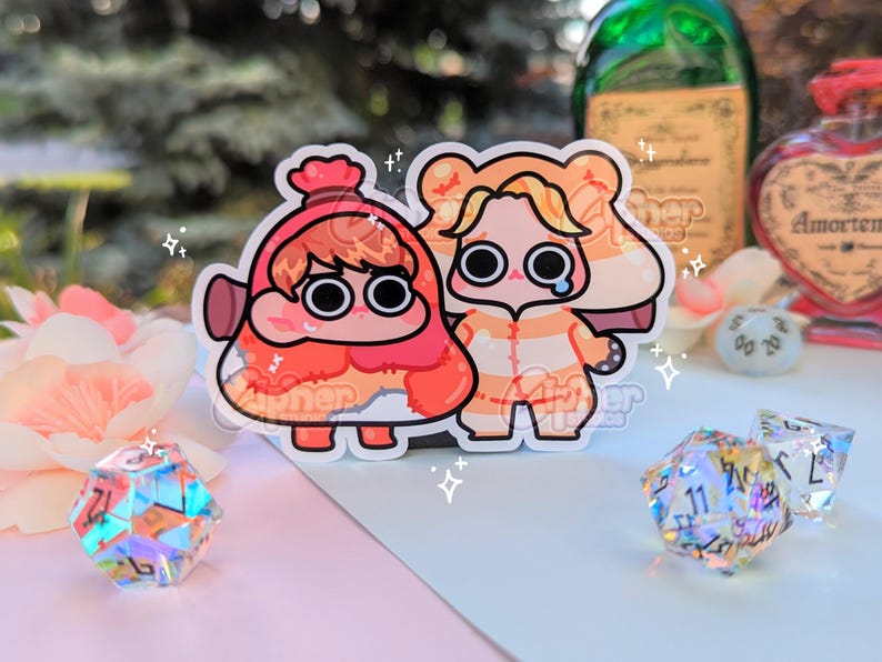 Dungeon Meshi Inspired Frog Fits Stickers [ft. Laios, Marcille ...