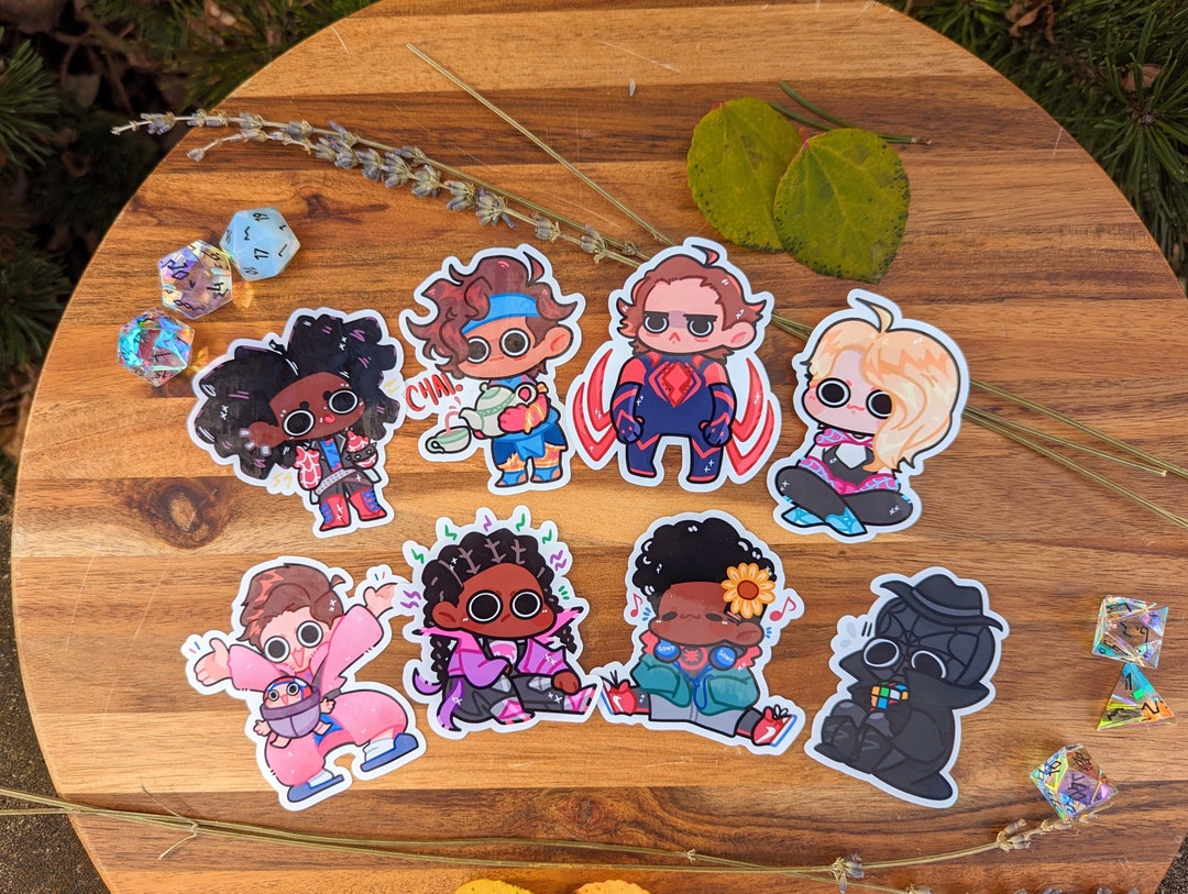 SPIDERVERSE Inspired Stickers - Etsy