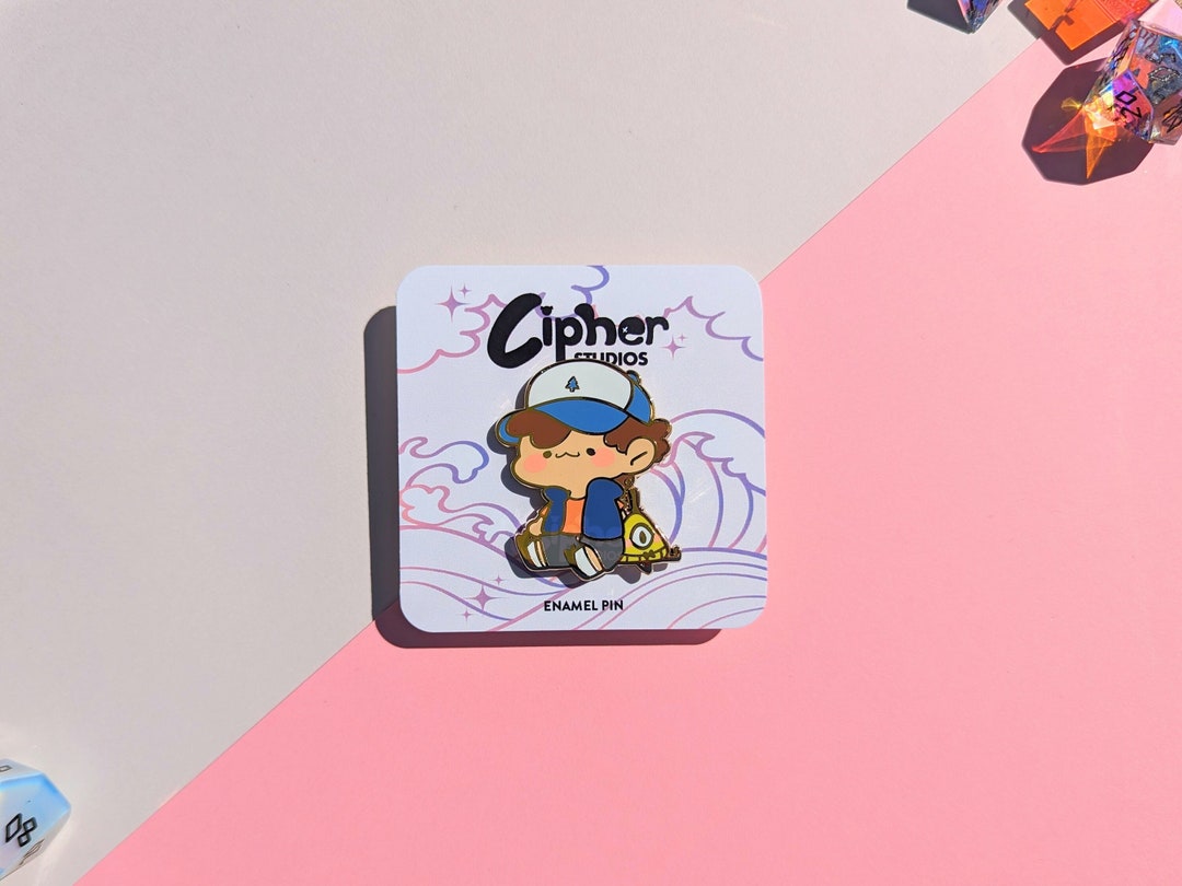 ENAMEL PIN || Dipper: Mystery Twins Inspired Enamel Pins - Etsy