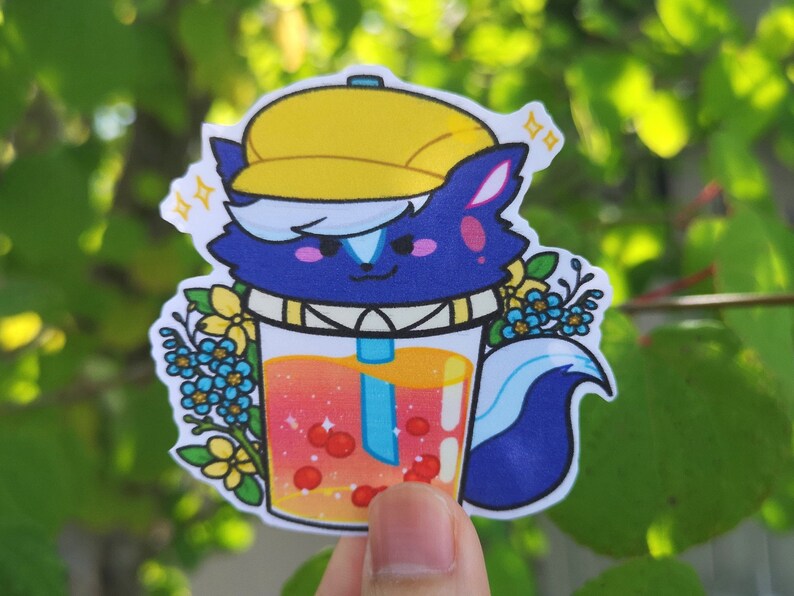 Animal Crossing NPC Boba Tea Stickers Set 2 | Etsy