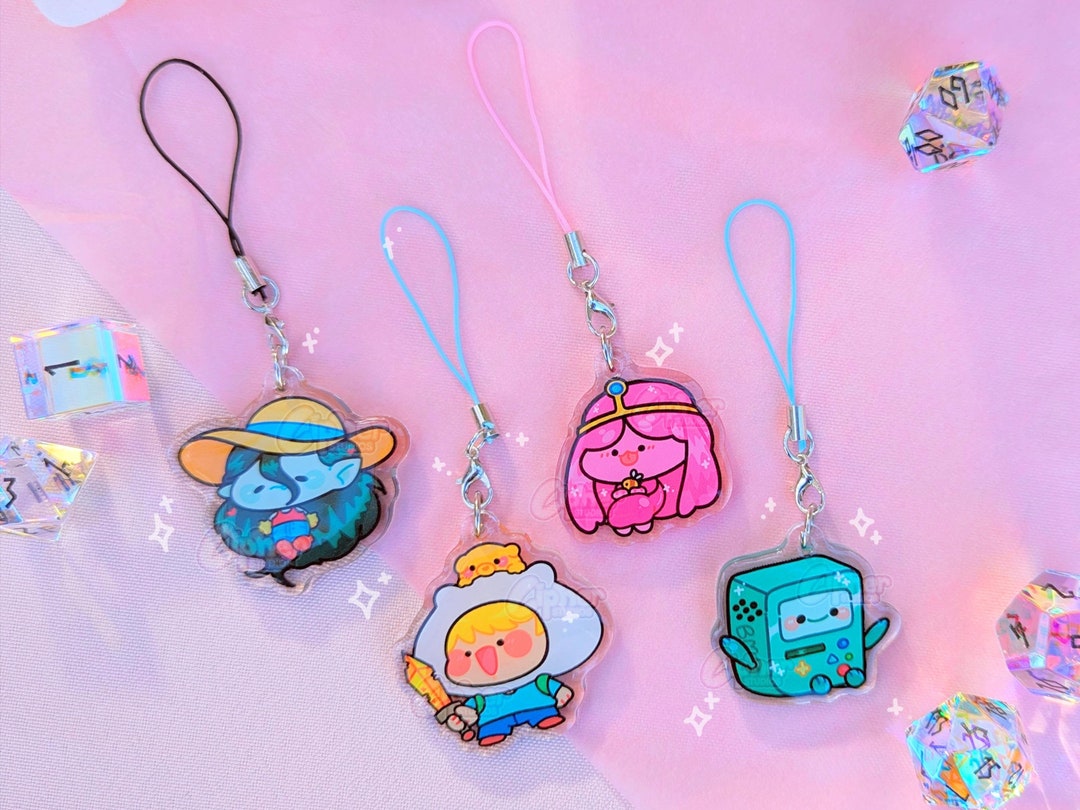 A-time Inspired Phone Charms [ft. Marceline, Finn, Bubblegum & BMO!] - Etsy