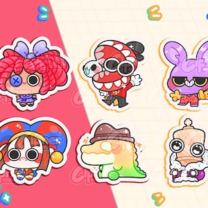 The Amazing Digital Circus Inspired Stickers [TADC Ft. Ragatha, Caine ...