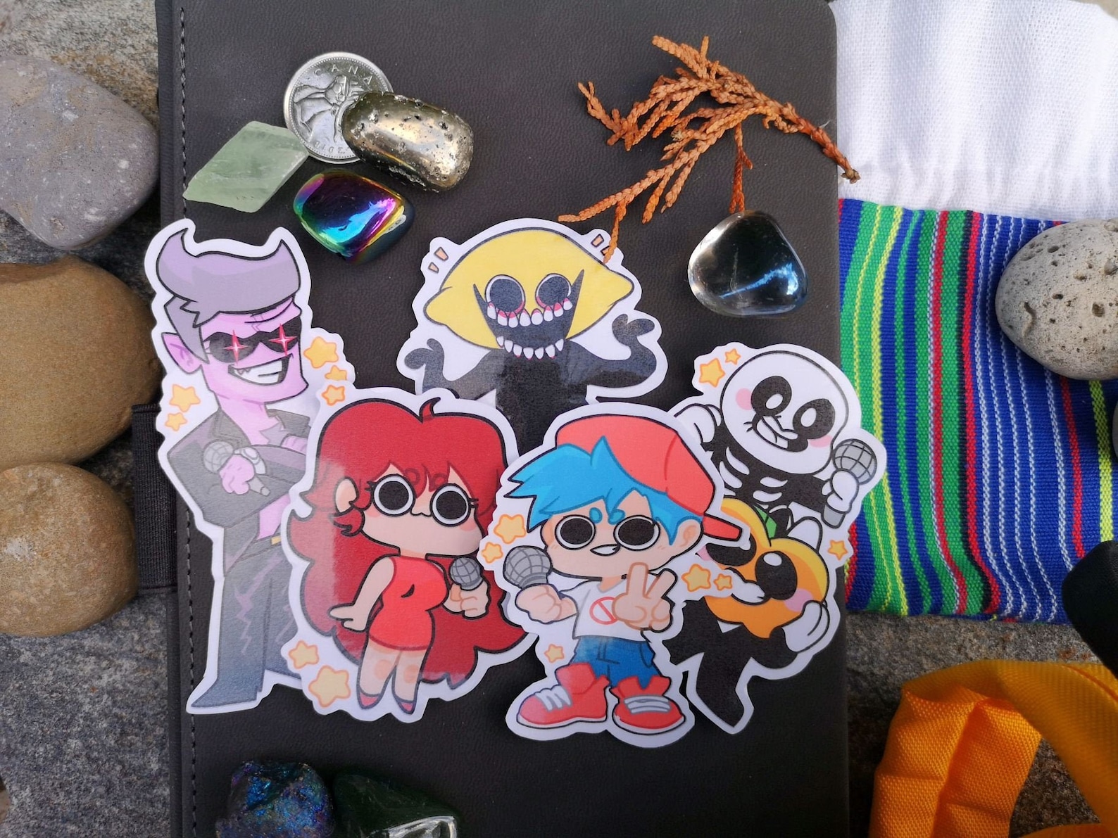 Friday Night Funkin' Inspired Stickers Ft. Boyfriend - Etsy Canada