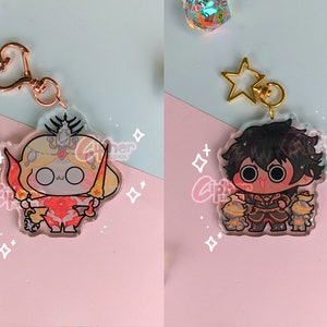 Baldur's Gate 3 Inspired Keychains Ft Astarion, Karlach, Gale ...