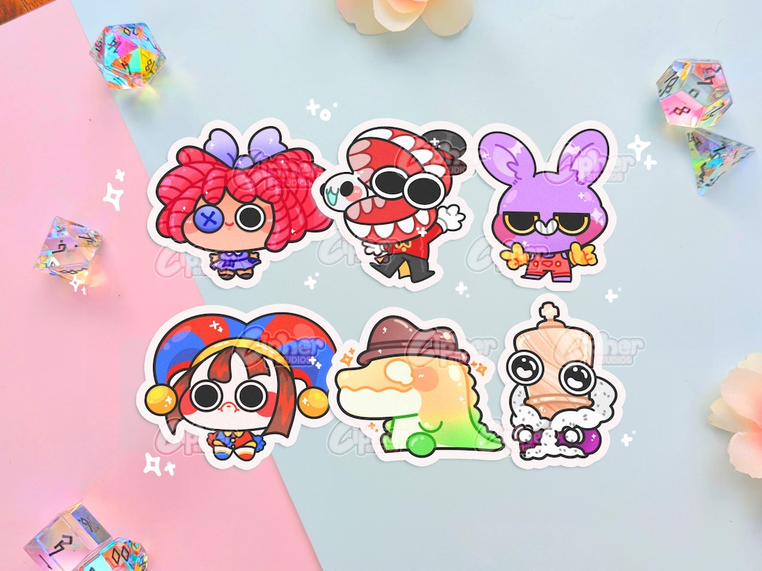 The Amazing Digital Circus Inspired Stickers [TADC Ft. Ragatha, Caine ...