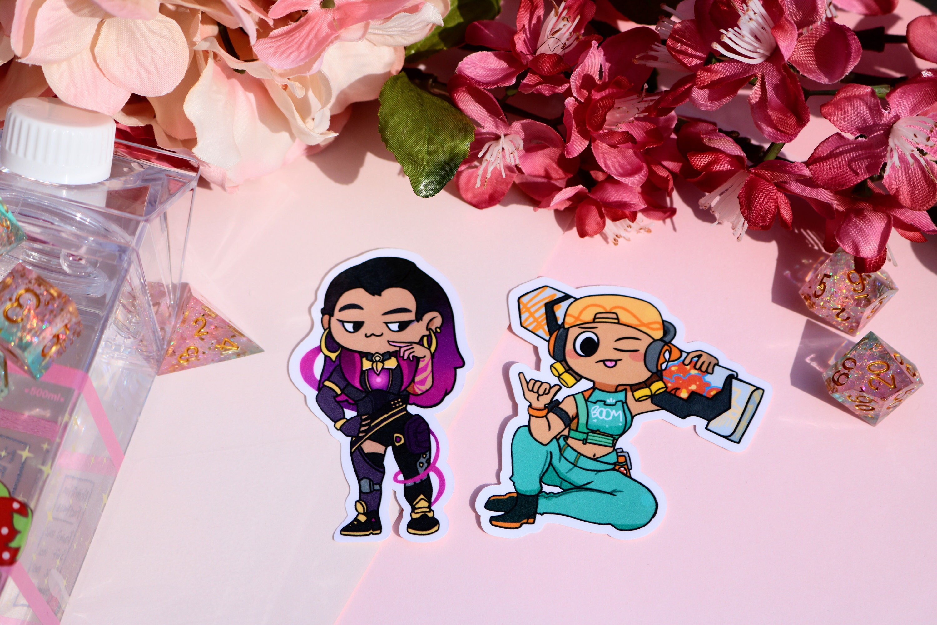 Valorant Sticker Set ft. Sage Raze Jett Omen Viper - Etsy