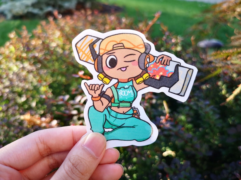 Raze Valorant Inspired Sticker | Etsy