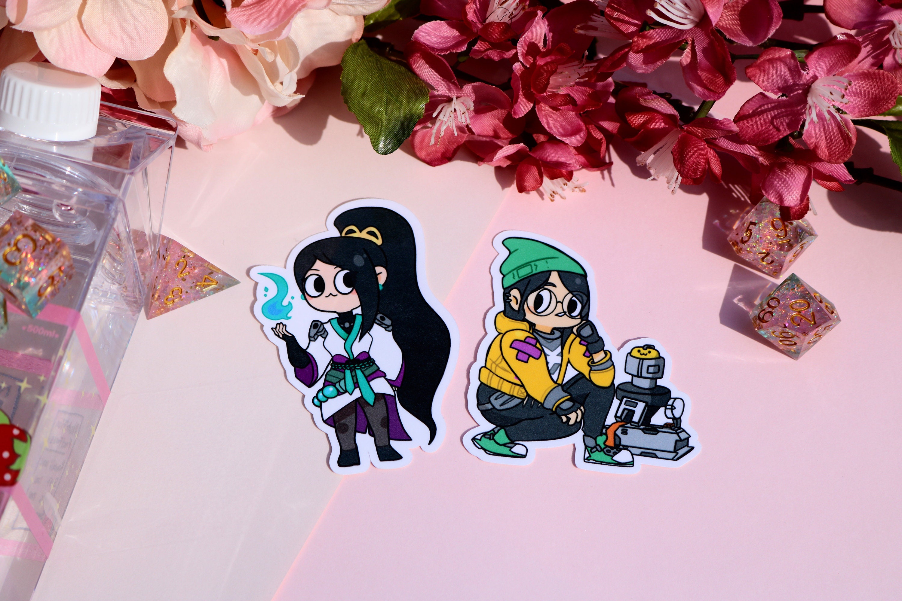 Valorant Sticker Set ft. Sage Raze Jett Omen Viper - Etsy