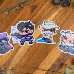 Valorant Sticker Set B most Agents - Etsy