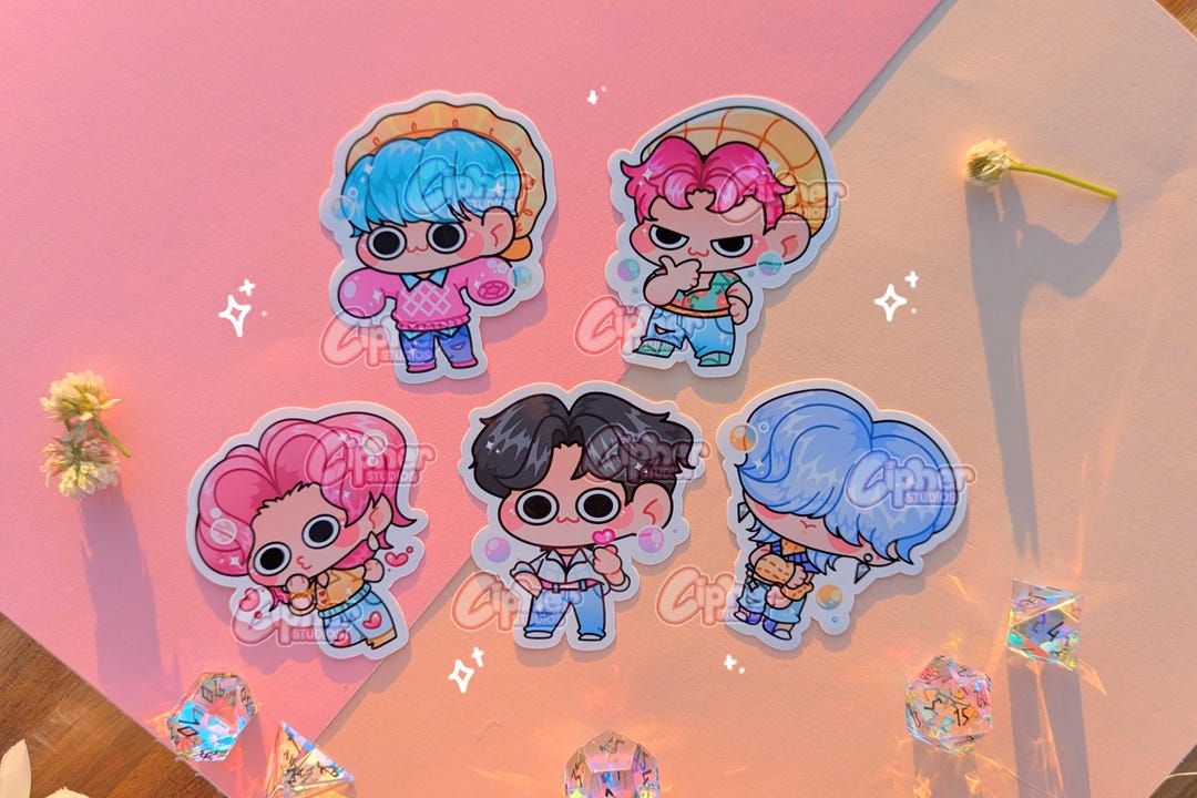 SAJA BOYS Inspired Stickers! [ft. Jinu, Baby, Abby, Romance, Mystery] K ...