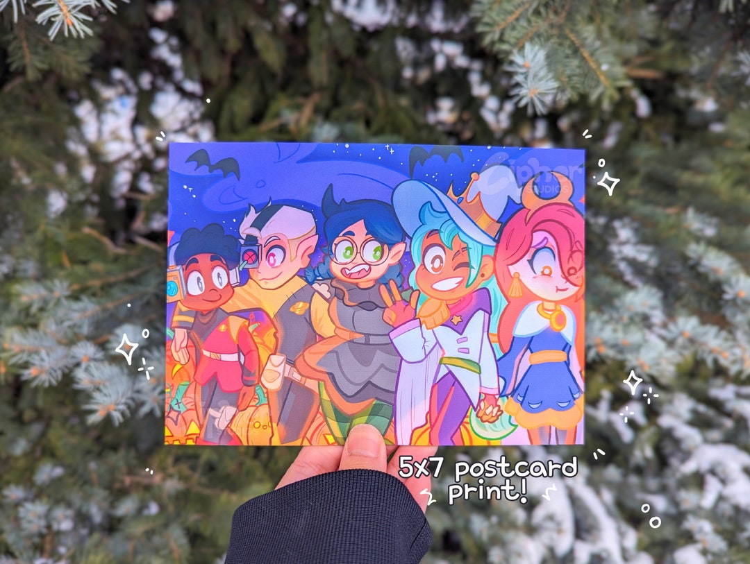TOH Halloween Art Print [ft: Luz, Amity, Willow, Gus & Hunter!] - Etsy