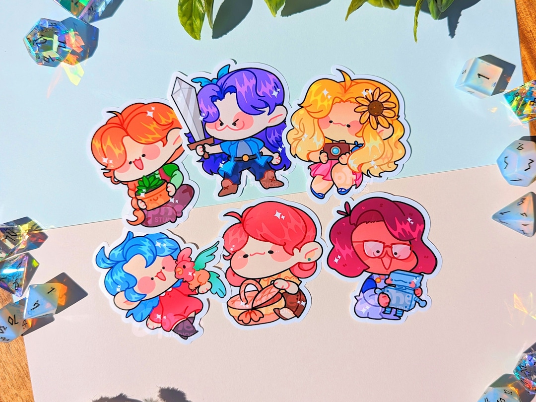 Bachelorettes | Stardew Valley Inspired Stickers Ft. Haley, Emily, Maru ...