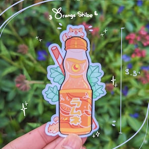 Ramune Drink Stickers ft. Froggy Lily, Coffee Calico, Cherry Bunny ...
