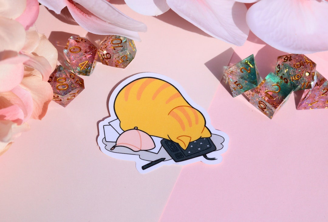 Sad Digital Artist Sticker - Etsy