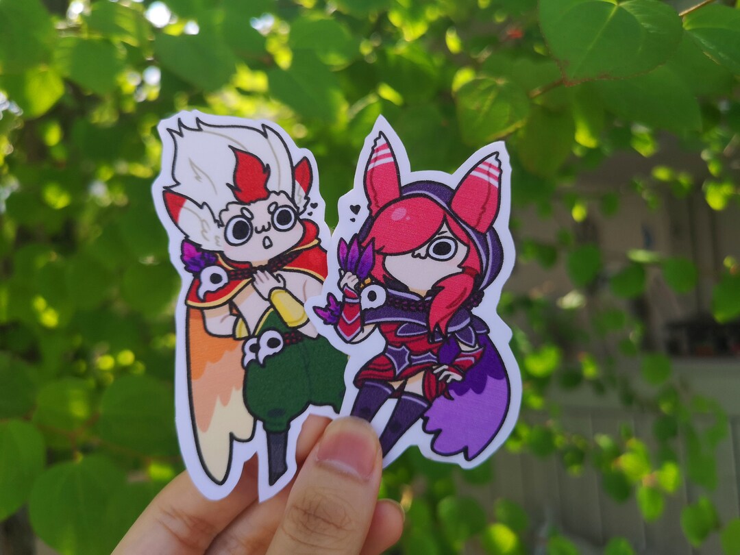 Rakan & Xayah Sticker, League of Legends, Lol Stickers - Etsy