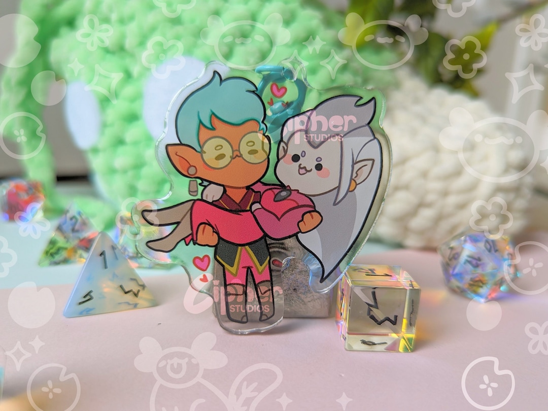 2.3" Raeda Charm! [raine & Eda] the Owl House Keychain - Etsy