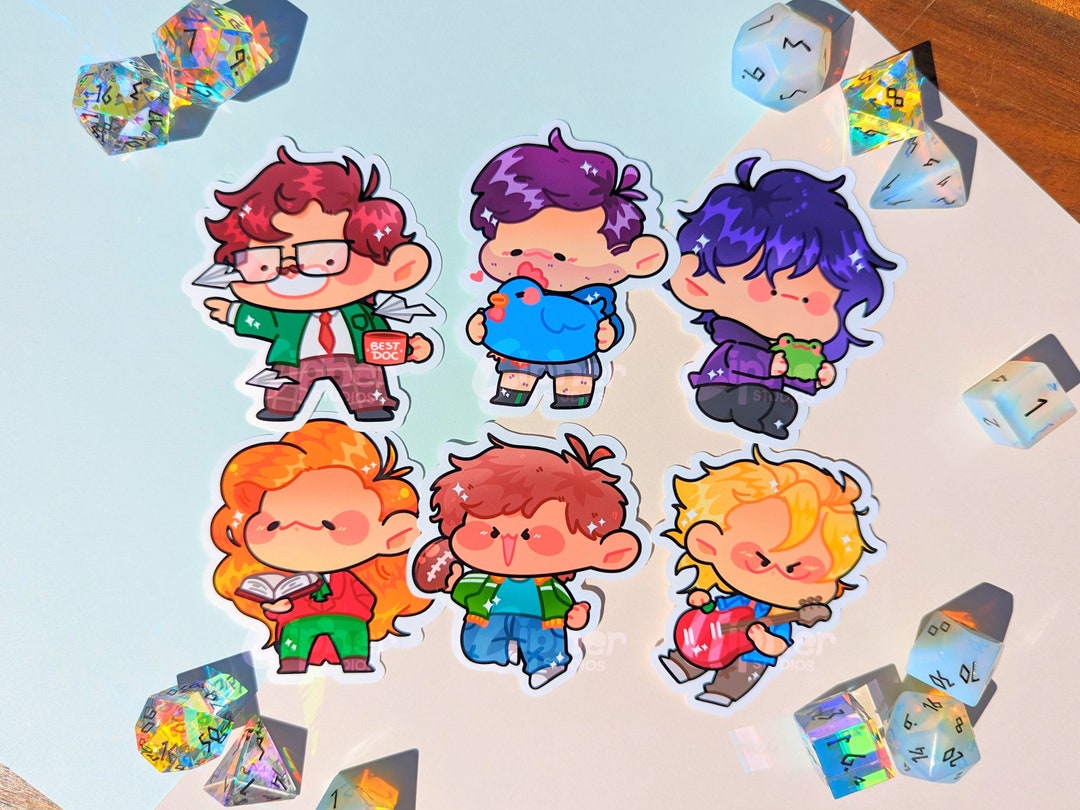Bachelors | Stardew Valley Inspired Stickers Ft. Shane, Sebastian ...