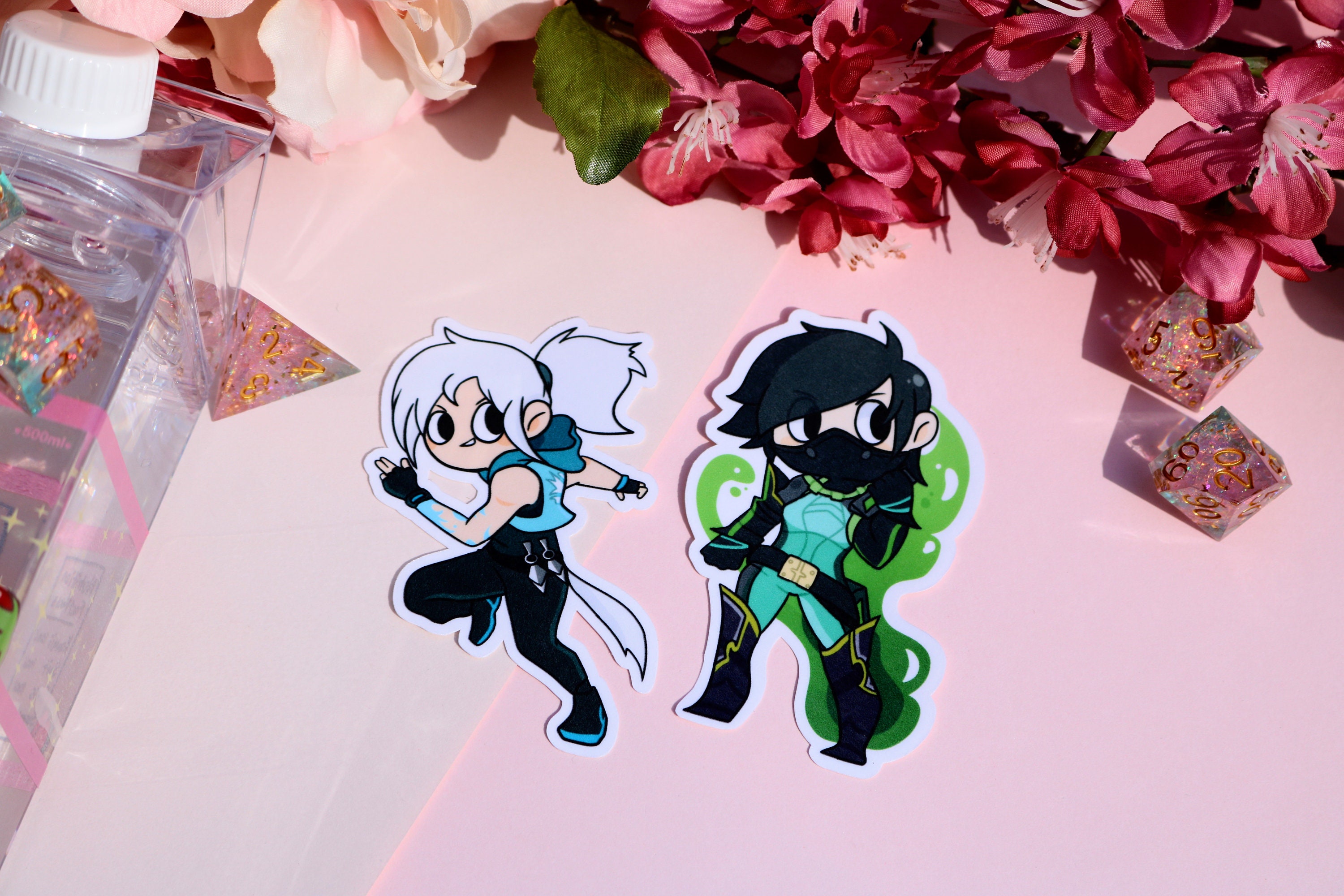 Valorant Sticker Set ft. Sage Raze Jett Omen Viper - Etsy