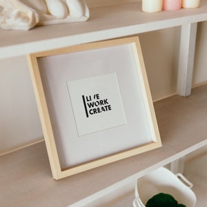 Live Work Create Downloadable Print - Etsy