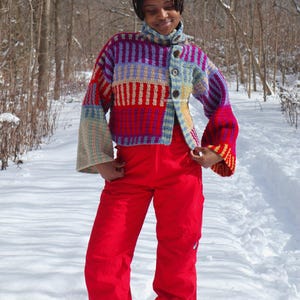 Colourful Roots Cardigan Visual Non-traditional Patttern *intermediate ...