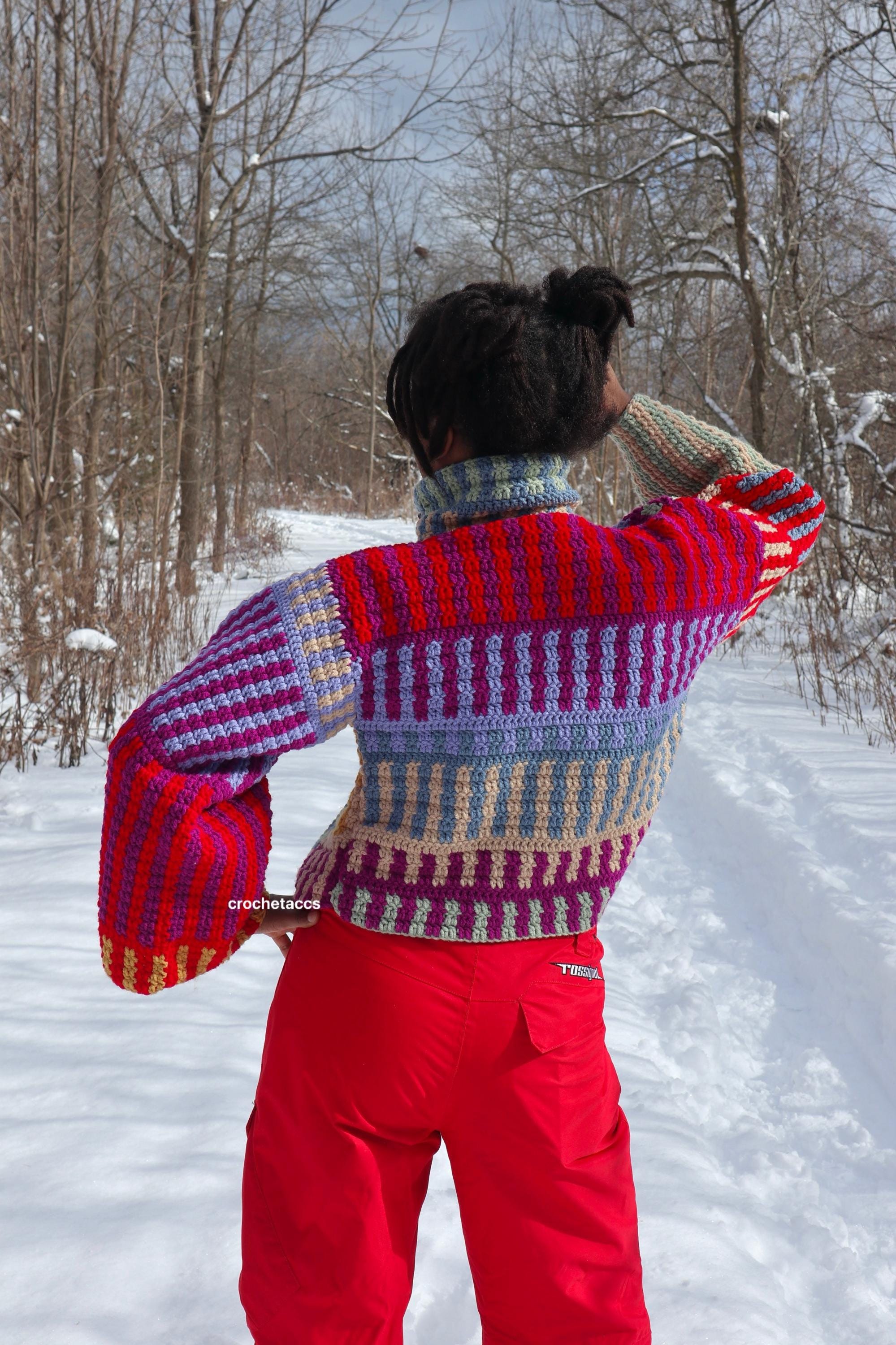 Colourful Roots Cardigan Visual Non-traditional Patttern *intermediate ...