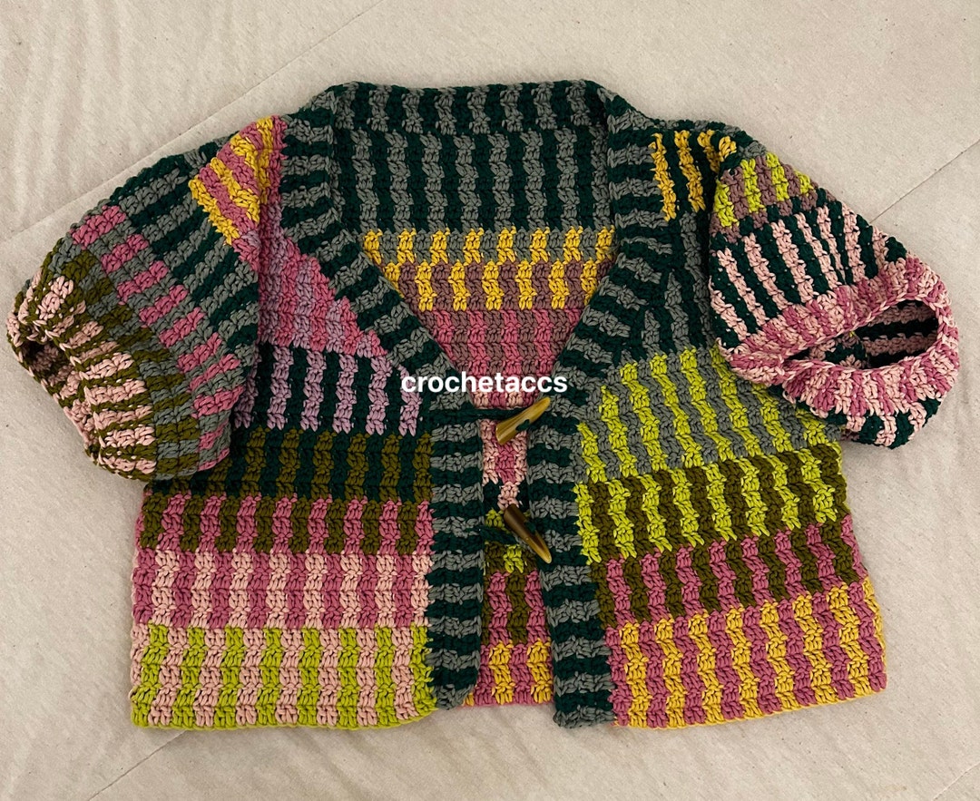 Moss Cardigan Pattern *advanced* | Non-traditional Visual Pattern - Etsy