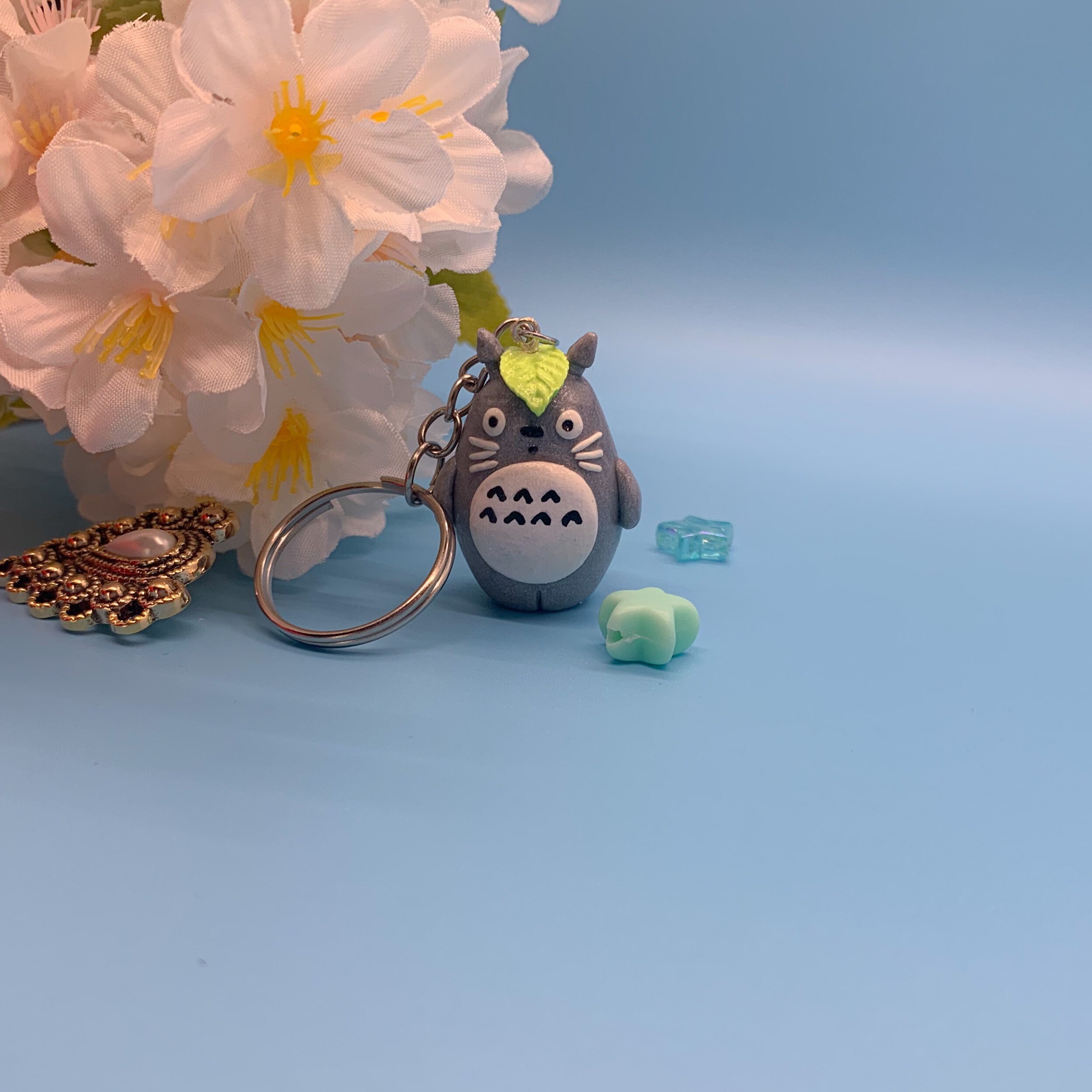 Totoro Keychain - Etsy