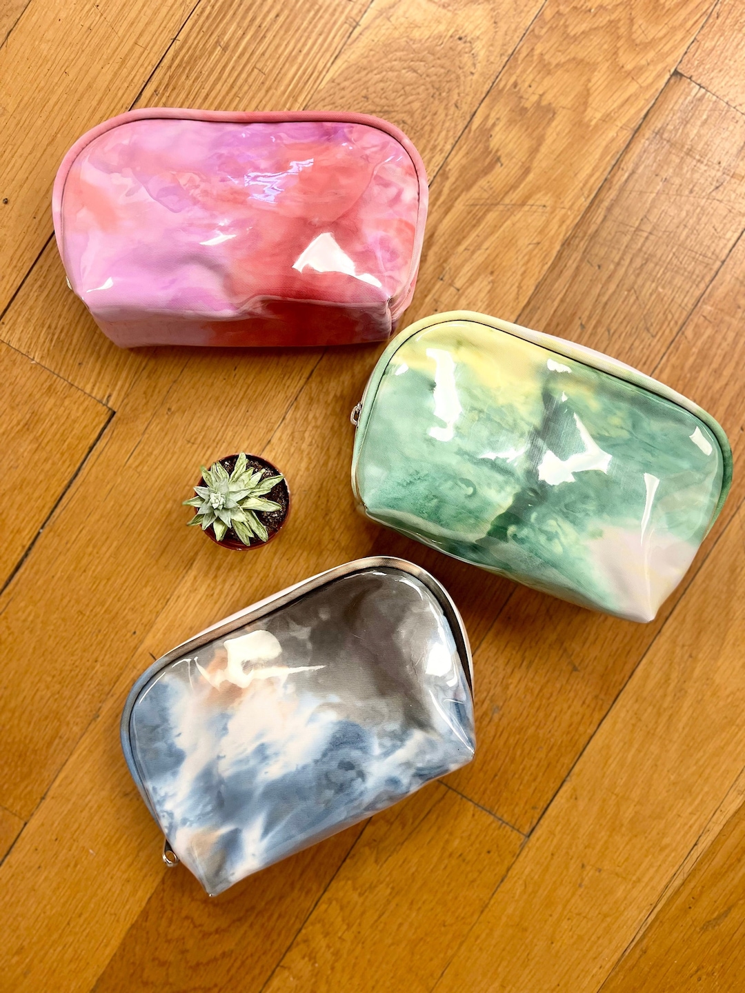 Smell Proof Bag Discreet Makeup Cosmetic Cute Watercolor Tie Dye ...