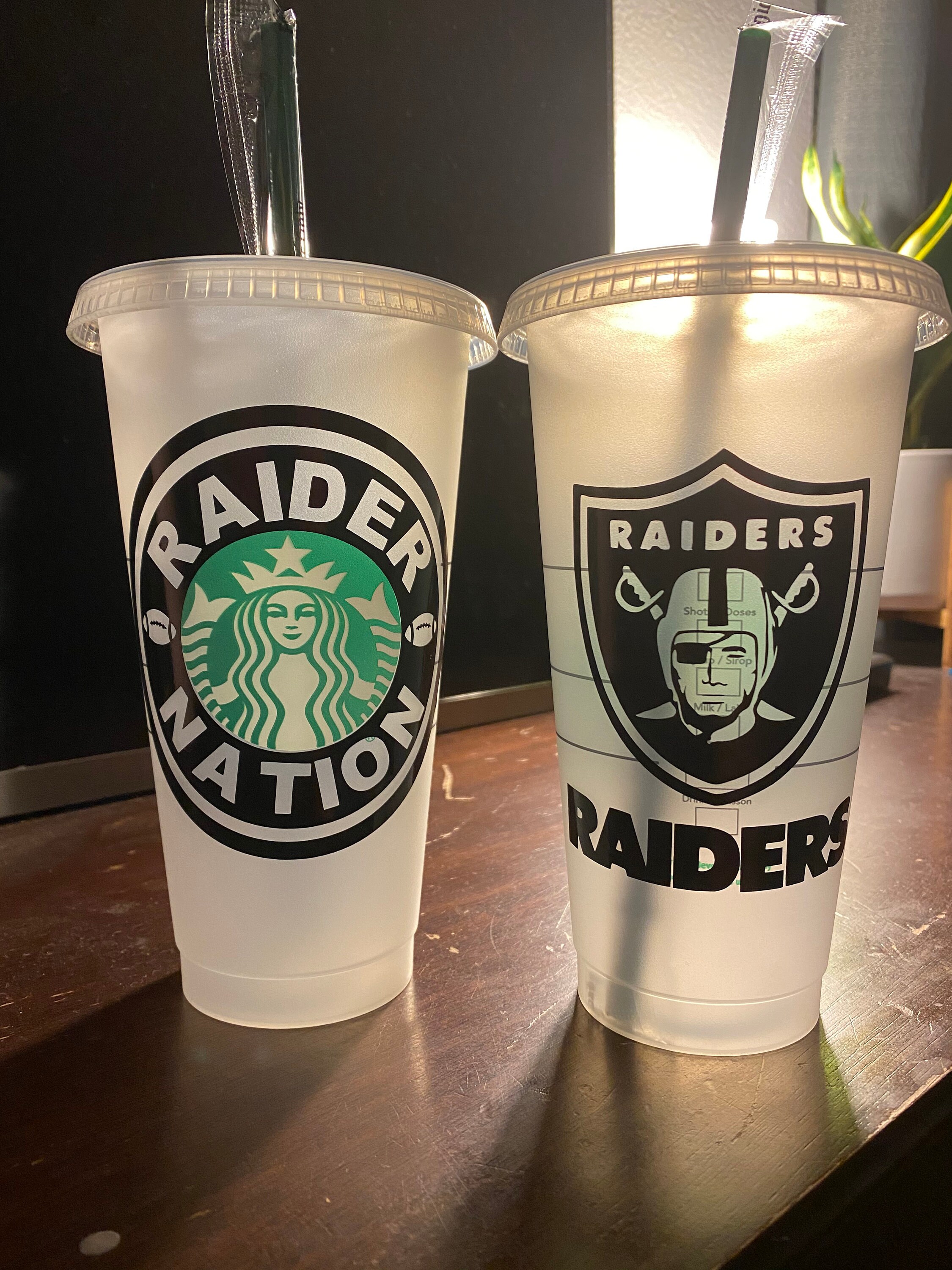 Raider Nation Starbucks Cup - Etsy