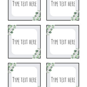 BOTANICAL Editable Labels | Student Labels | Boho Classroom | Modern ...