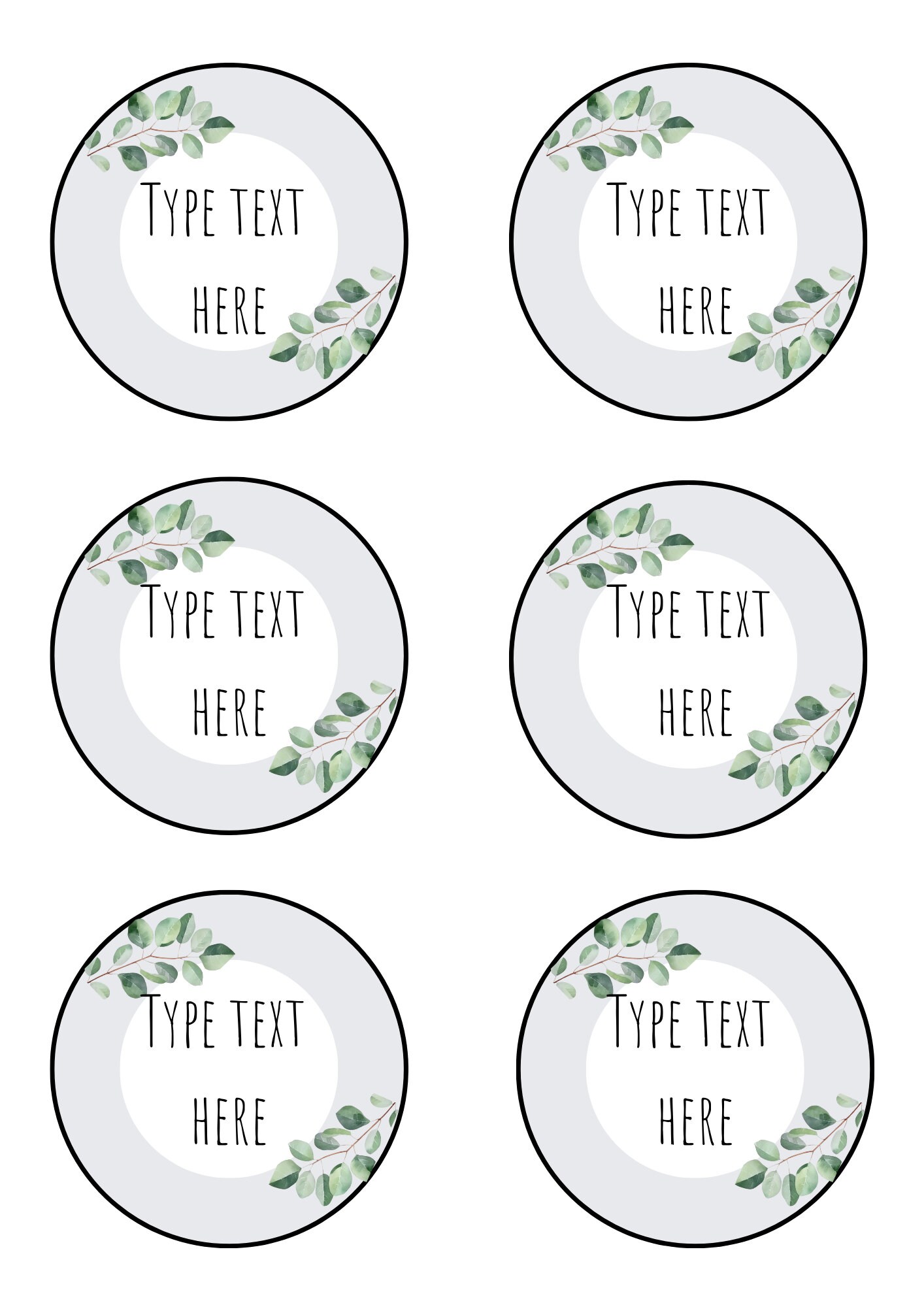 BOTANICAL Editable Labels | Student Labels | Boho Classroom | Modern ...