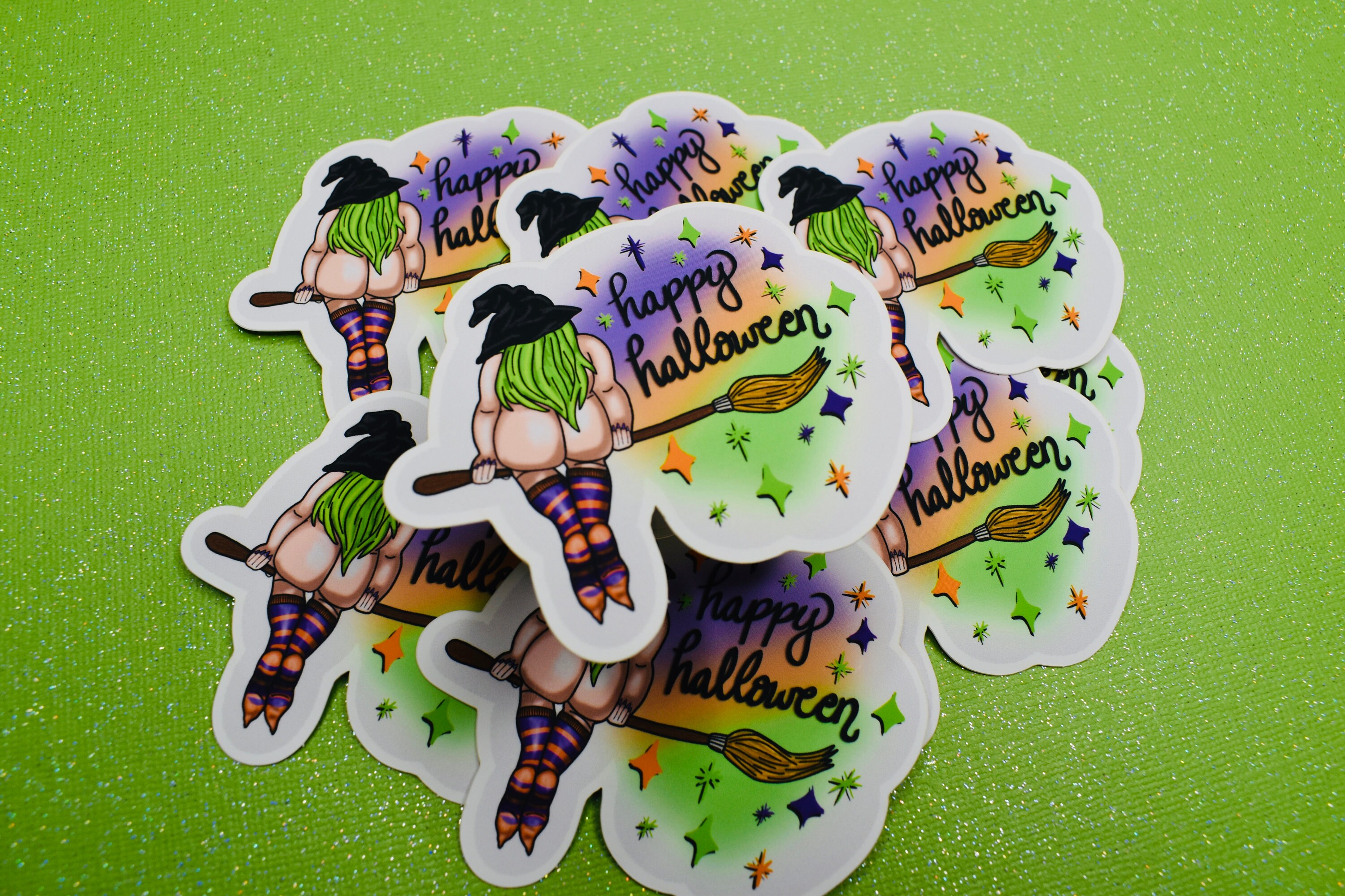 Cheeky Witch Sticker / Halloween Decal for Waterbottle / Laptop / VSCO ...