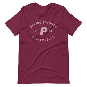 Unisex 2024 Clearwooder Phillies Spring Training Tee, Phillies Shirt ...