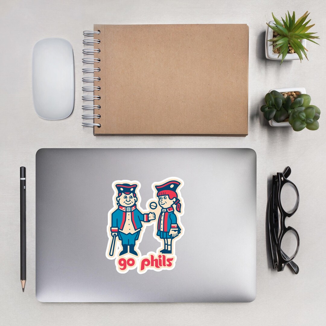 Phil and Phillis Laptop Sticker | Phillies Sticker for Water Bottle ...