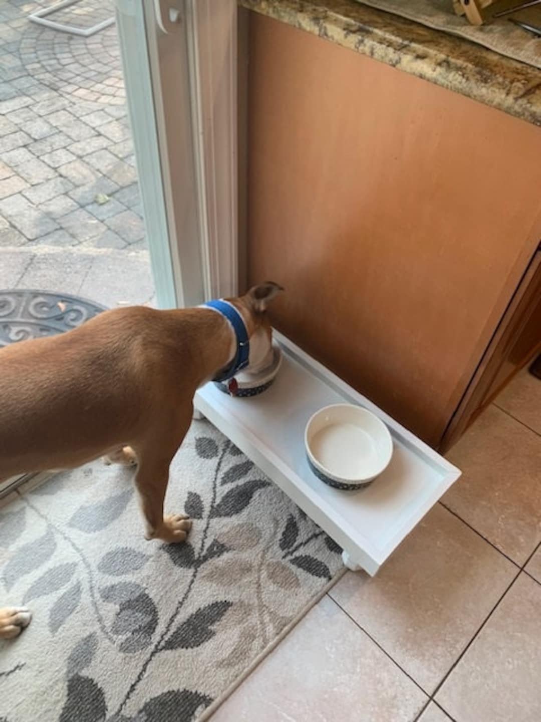 Medium Standard or Double Custom Made Pet Feeding Tables. Elevated Cat ...