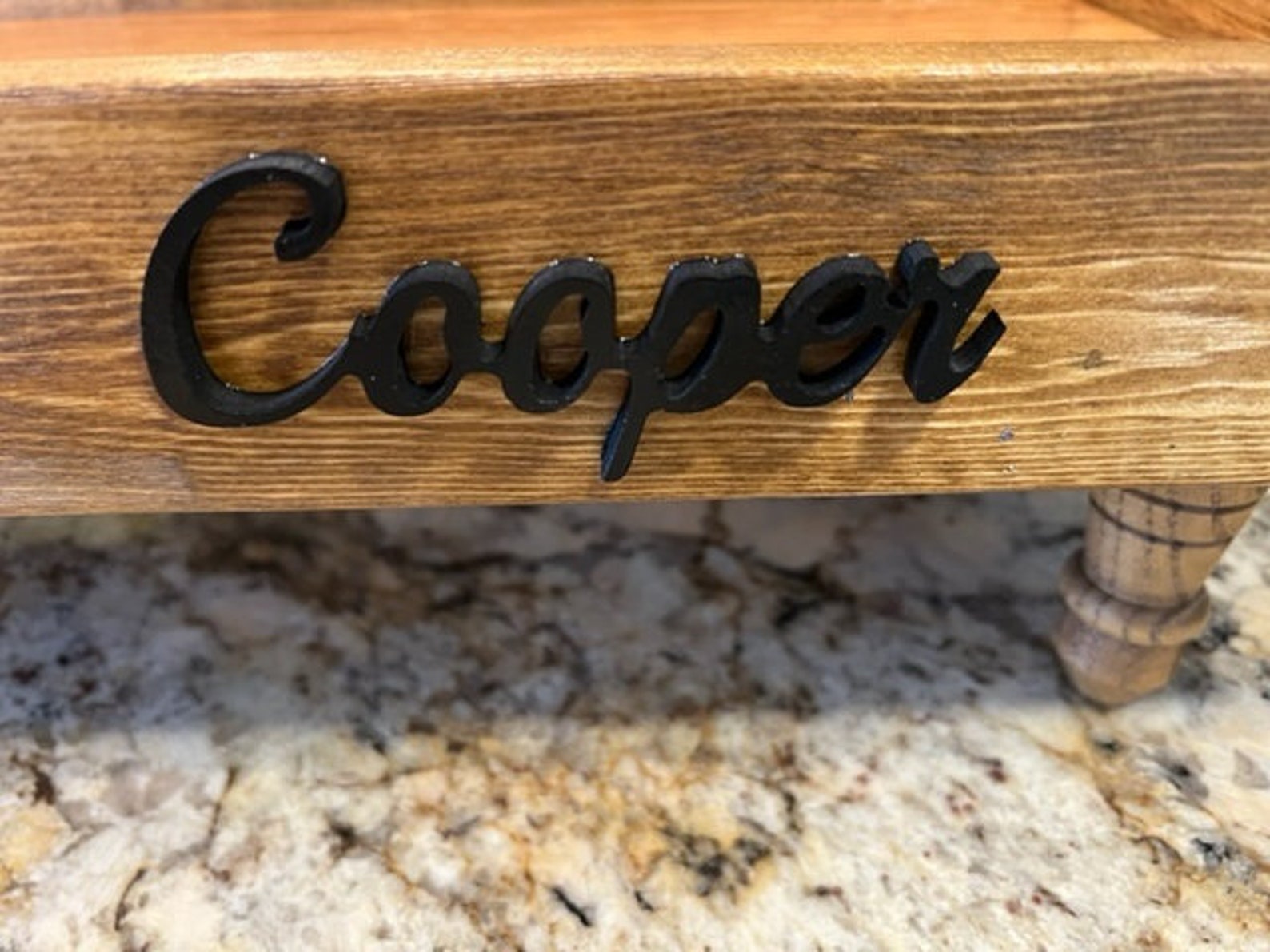 Large Standard or Double Custom Made Pet Feeding Tables, Elevated Cat ...