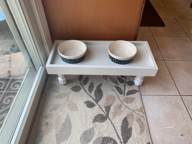 Medium Standard or Double Custom Made Pet Feeding Tables. | Etsy