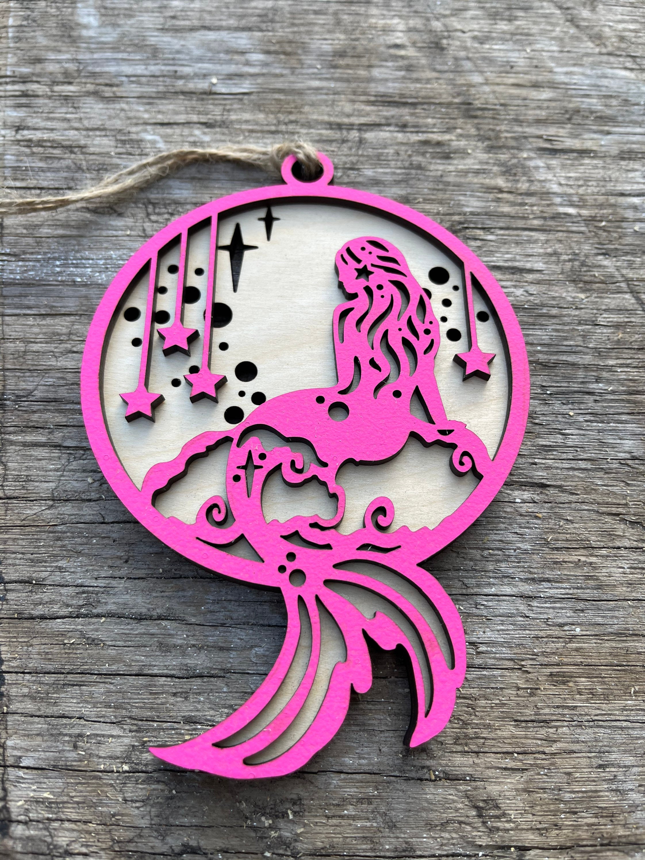 Mermaid ornament Personalized Custom beach coastal themed | Etsy