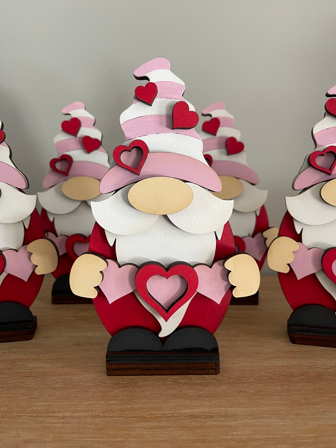 Valentine Gnome Shelf Sitter, Valentine's Day Decoration, Heart Decor ...