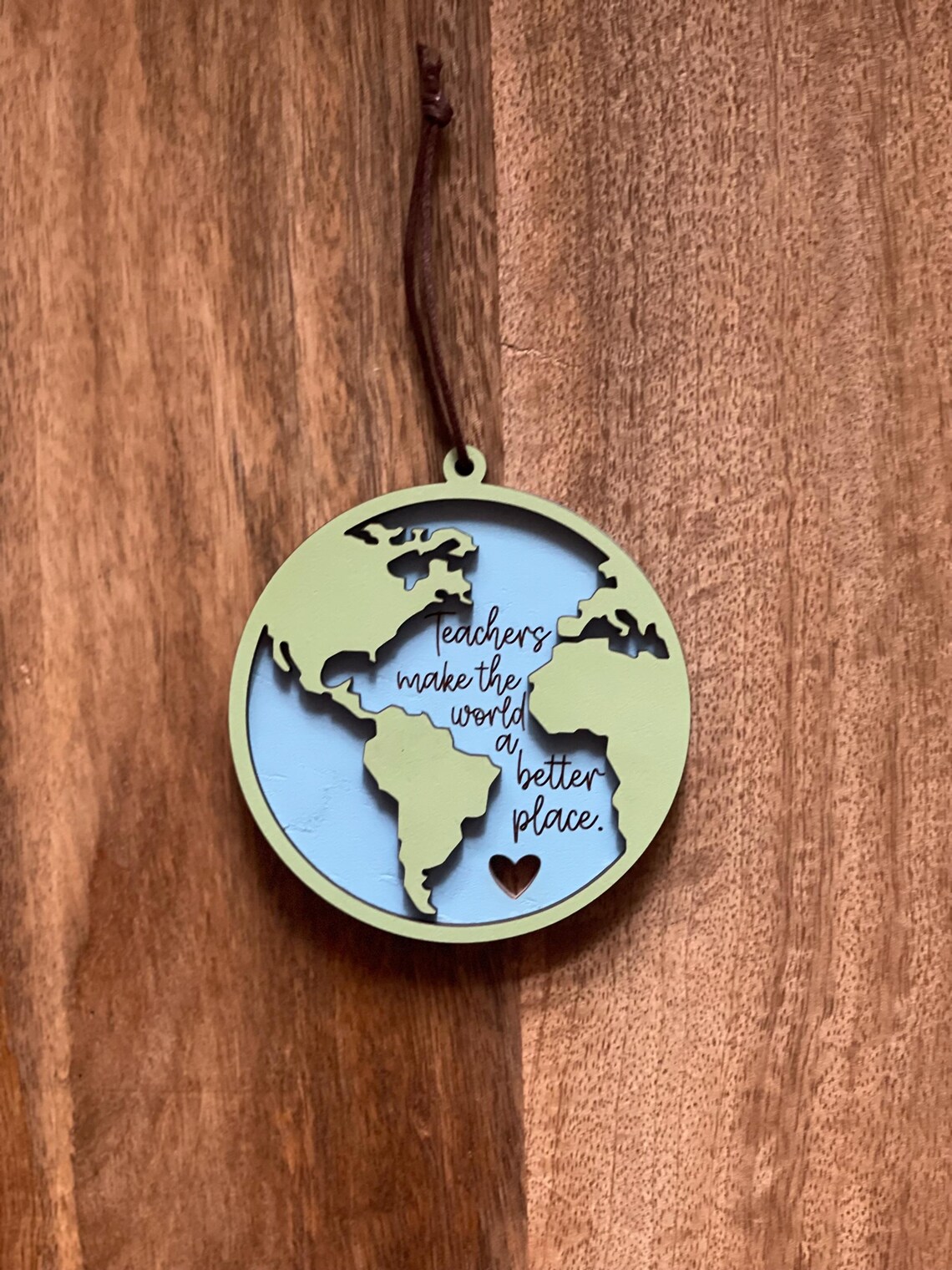 Teacher Gift, Teacher Ornament, Teachers Make the World a Better Place ...