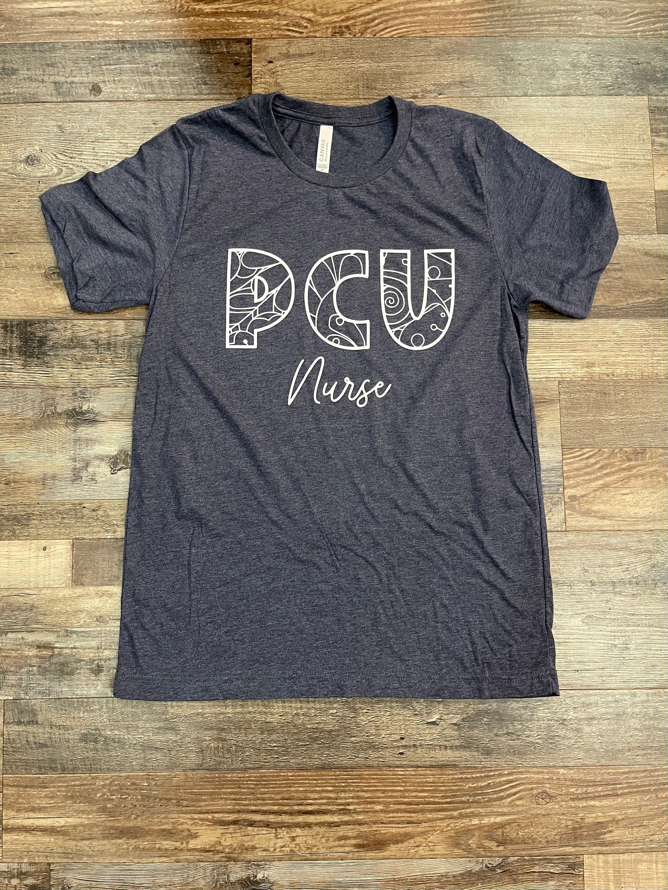 Zentangle PCU nurse Shirt registered nurse T-shirt RN | Etsy