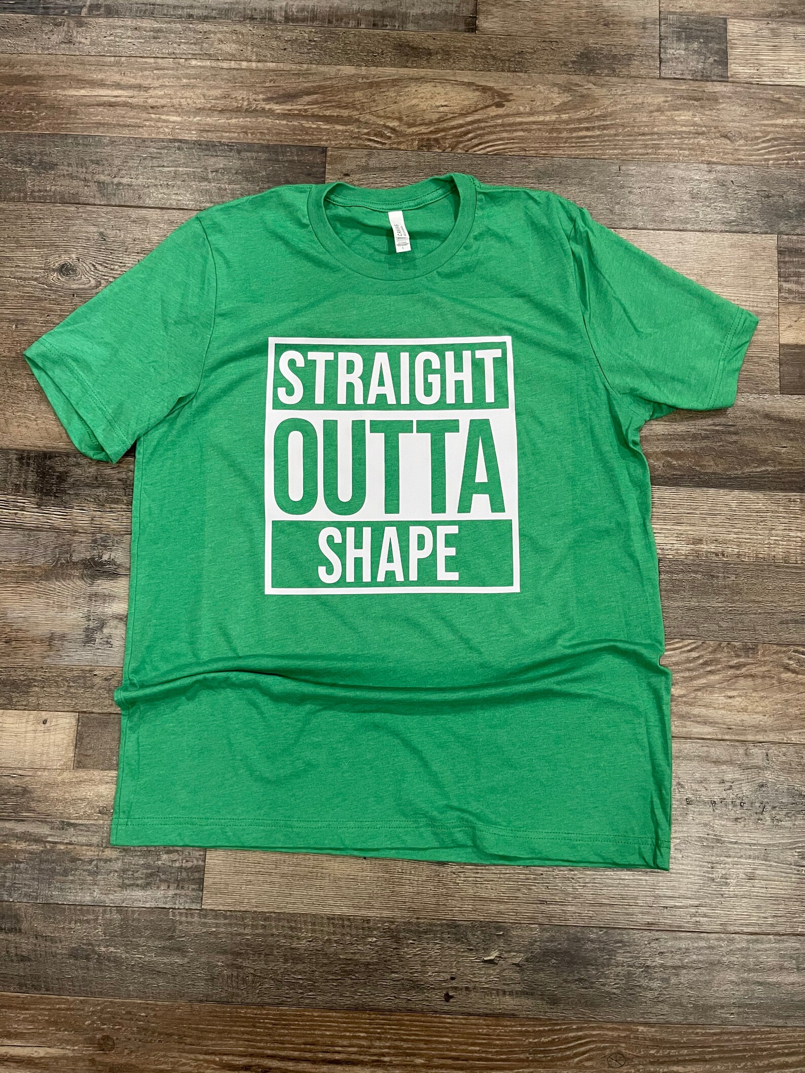 Straight OUTTA Shape Shirt Straight T-shirt Unisex Funny - Etsy